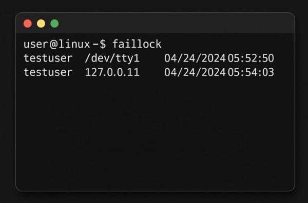 Linux faillock command line - Linux Expert Better 2025