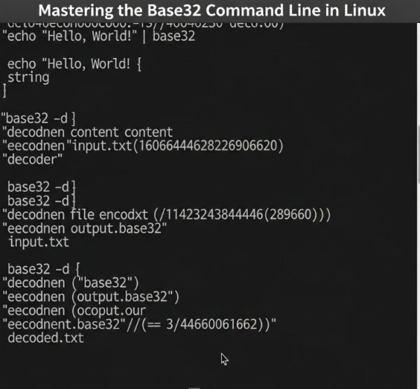 base32: Linux Command Line Guide Better 2026