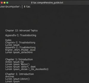 tac Command in Linux: Reverse File Lines - A Complete Guide Better 2025