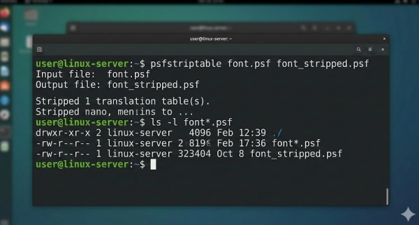psfstriptable command line in Linux - Linux Expert Better 2026